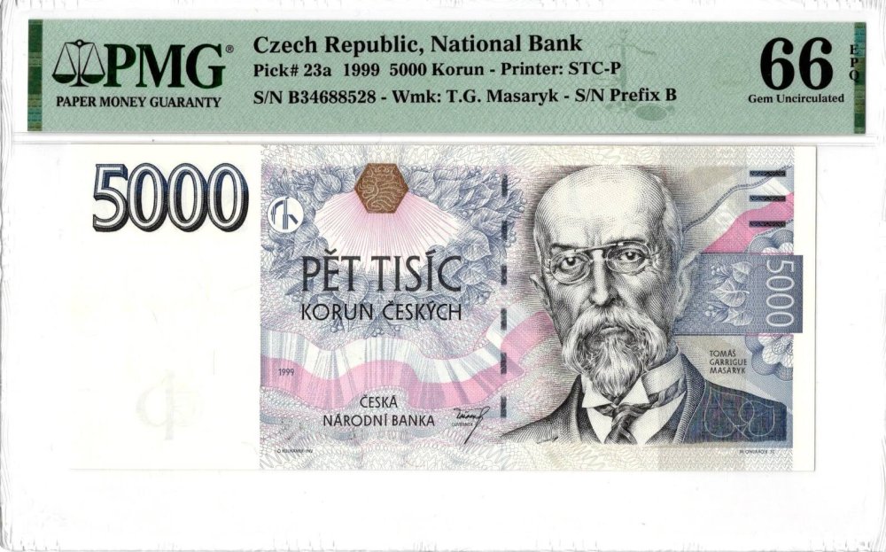 Bankovka 5000 Korún | 1999 | EPQ 66