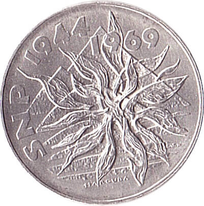 Silver coin 25 CSK 25 let SNP | 1969 | Standard